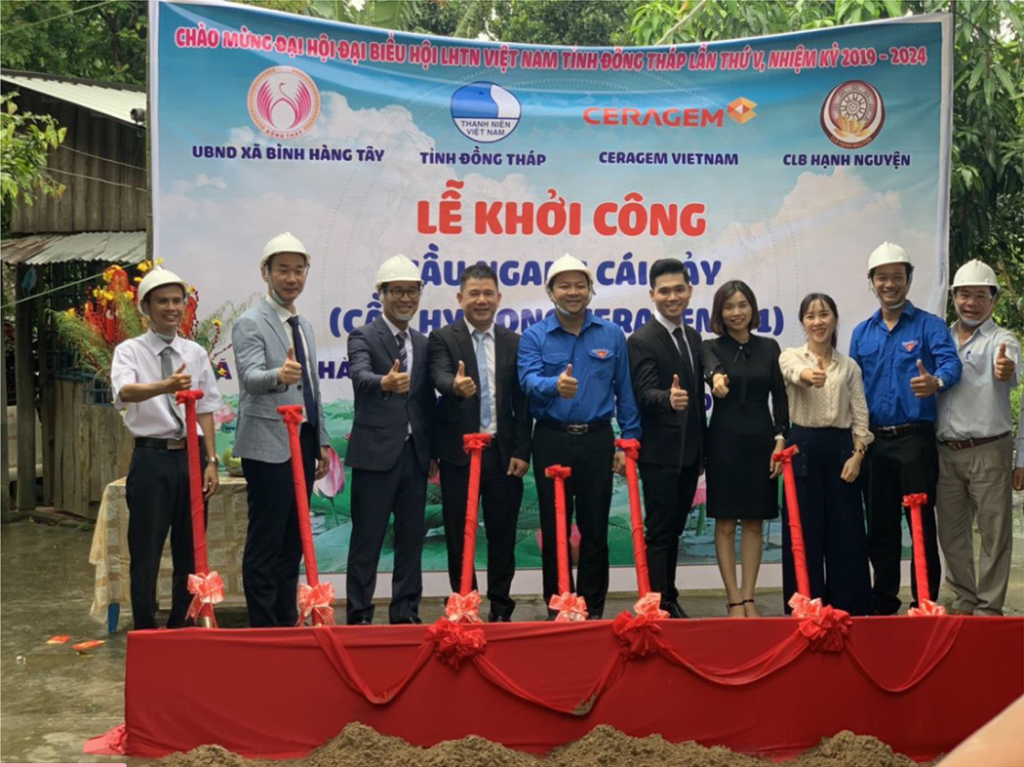 Groundbreaking ceremony of Ceragem Hope Bridge 01 - CERAGEM